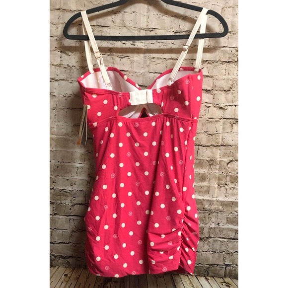 Coco Rave | Swim | Coco Rave Watermelon Pink White Polka Dot One Piece ...